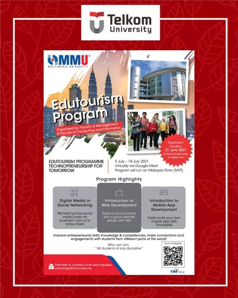 Edutourism Program from MMU. Telkom University, International