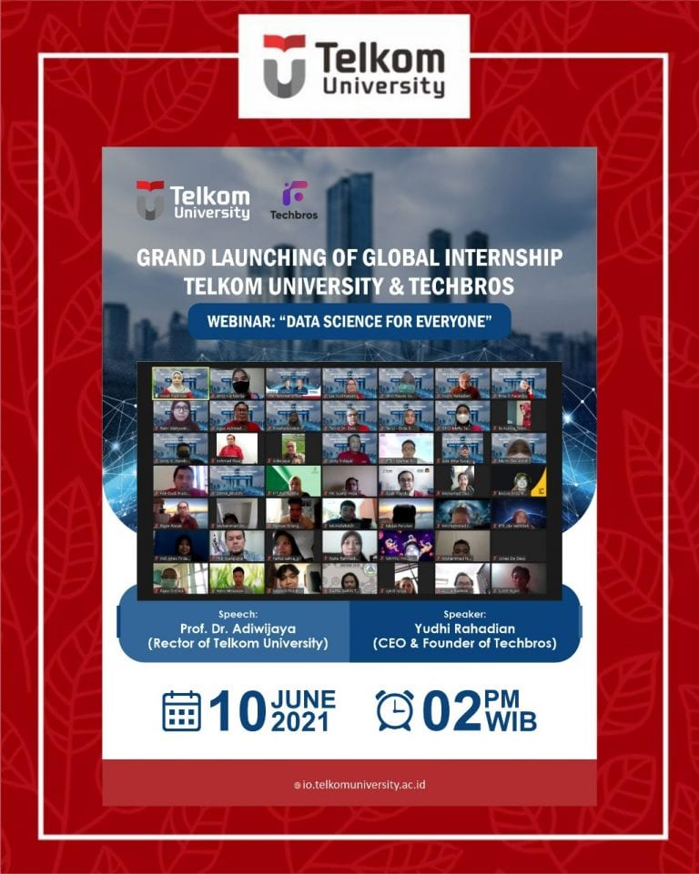 Techbros & Telkomuniversity in Global Internship. Telkom Universi