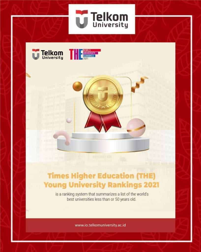 Young University Rankings 2021(THE): Tel-U is IN! Telkom Univ