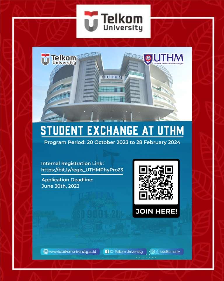 UTHM Physical Program is now OPEN for TelU students
